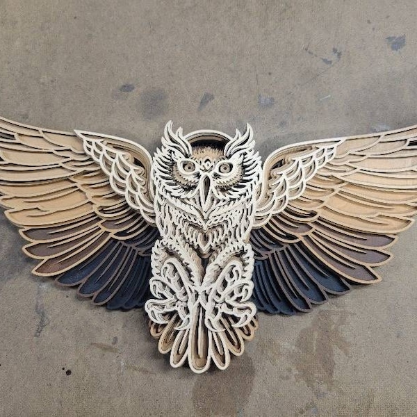 Layered Sea Turtle Laser Cut 3D File SVG Instant Download Vector ...