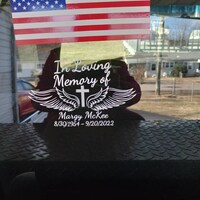 In Loving Memory Sticker Decal Custom Memorial Decal - Etsy