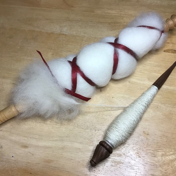 French Spindle | Reproduction French Style Whorl-less Spindle | Hand ...