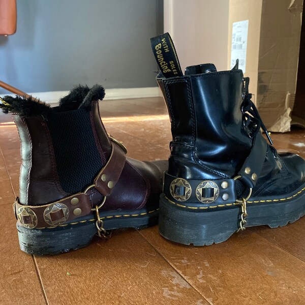 Genuine Handmade Leather Boot Straps - Etsy