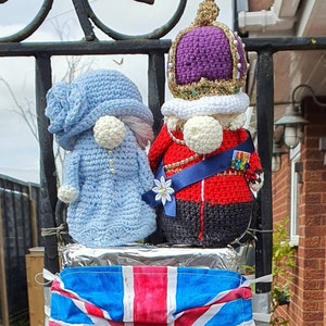 King Charles III Coronation Gnome Crochet Pattern, Charles III and ...
