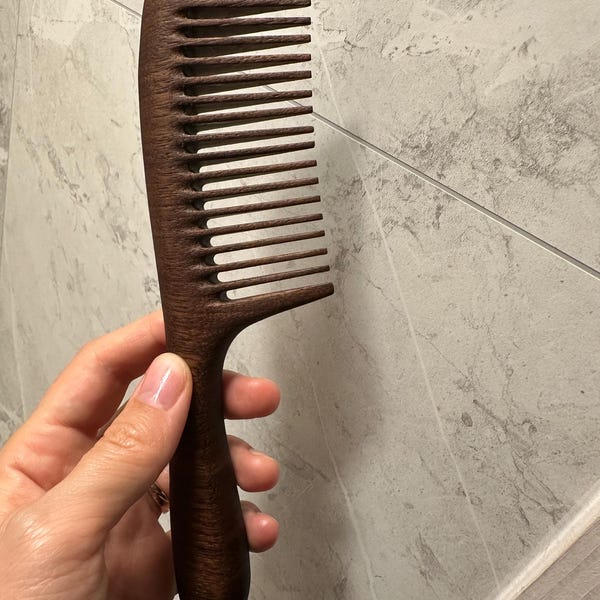 Walnut Pocket Comb / Wooden Hair Comb / Wooden Comb / Comb / Hair Comb ...