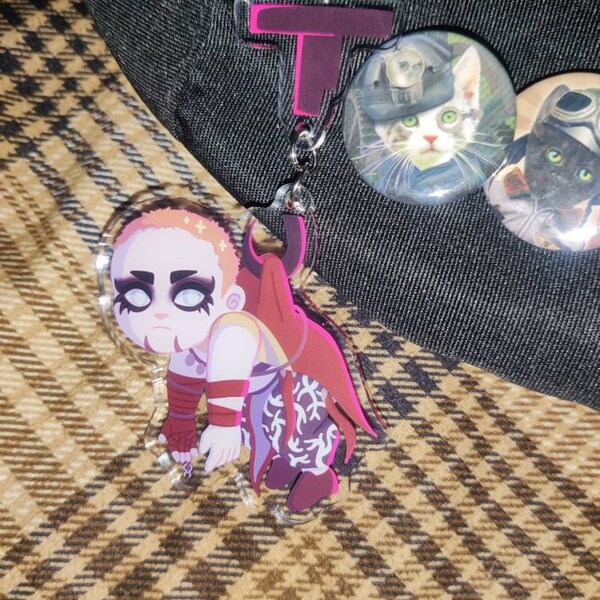 VAPORWAVE VIBES - 2.5" Holographic Acrylic Keychain - Etsy
