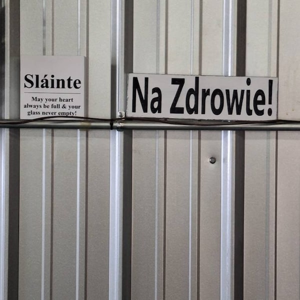 Na Zdrowie, Cheers Sign, Polish Quote, Home Bar Decor - Etsy