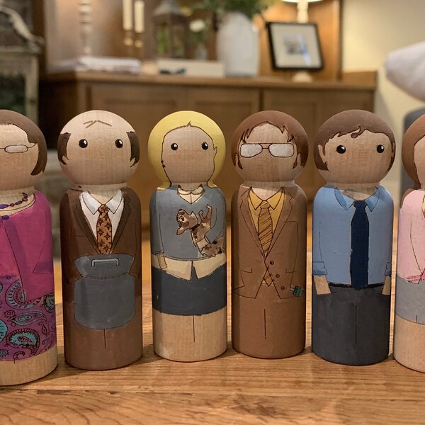 Brooklyn 99: Laser Engraved Peg Dolls - Etsy Brooklyn 99: Laser Engraved Peg Dolls - Etsy