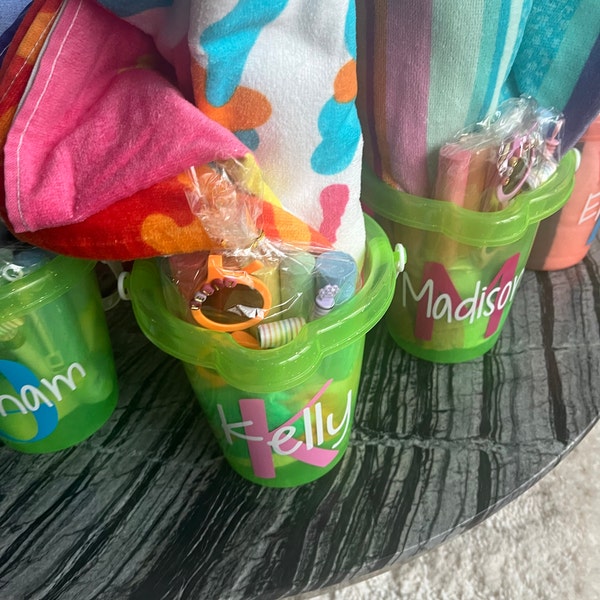 PERSONALIZED Summer Theme Kids Party Favor Handout End of Year Kids ...