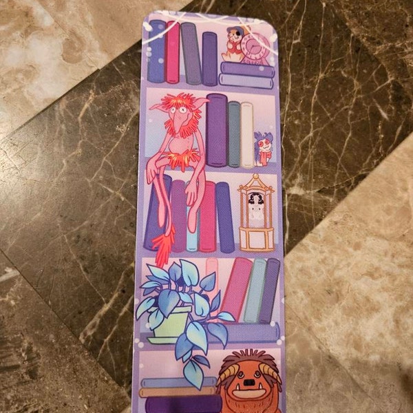 Labyrinth Sara's Room Themed Bookshelf Bookmark L Double Sided 2"x6 ...