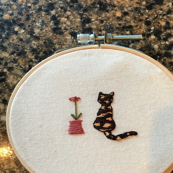 Minimalist Nature Embroidery Pattern Bundle, Beginner Friendly ...