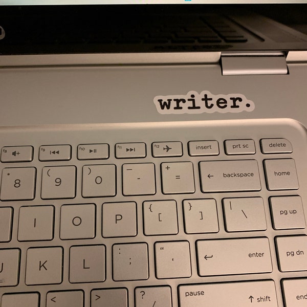 Writer Sticker, Typewriter Sticker, Gifts for Writers, Writing Sticker ...
