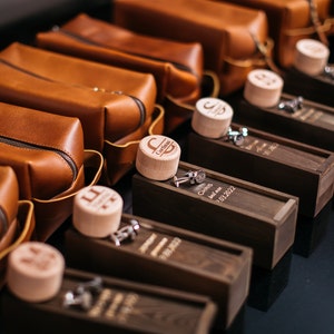 Personalized Groomsmen Gift Dopp Kit Bag Customized Leather - Etsy