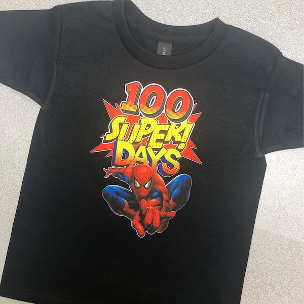 100 Super Days Png, Spiderman 100 Days of School Png, Spider Hero Png ...