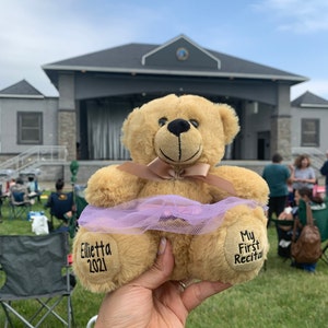 Personalized Teddy Bears-Stuffed Bear-My first teddy | Etsy