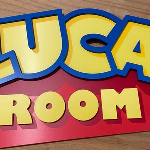 Toy Story Style Personalised Name Sign .. Any Name Made to Order - Etsy