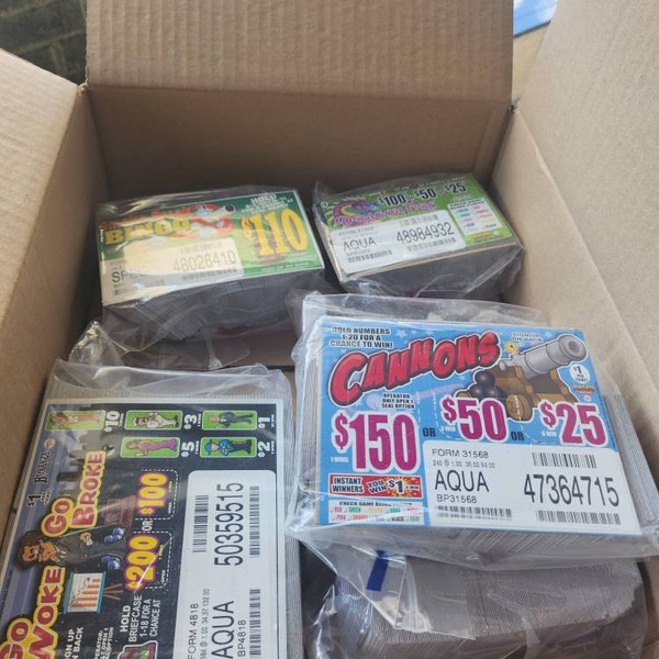 Tiki Bar Jar Ticket Pull Tab Ticket Ticket for Amusement Purposes Only ...