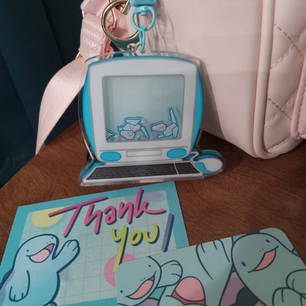 Porygon Cyber Shaker Acrylic Charm - Etsy
