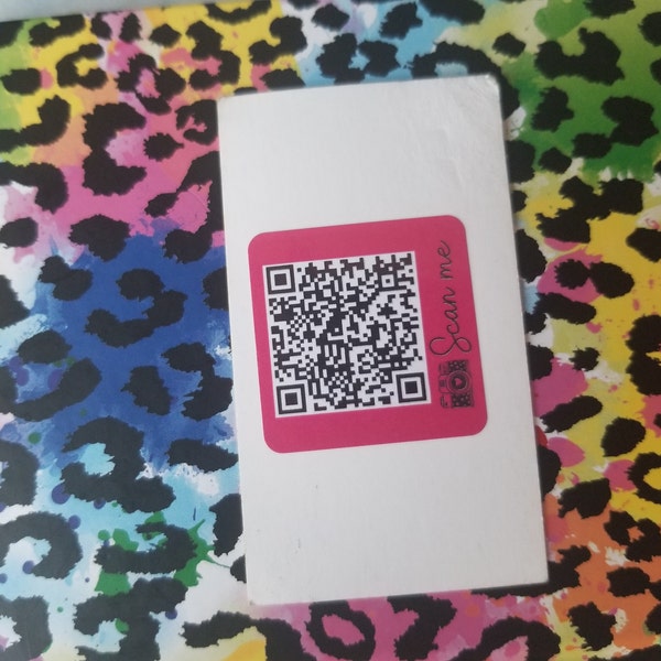 QR Code Stickers, Personalized Stickers, Custom Qr Stickers, QR Code ...