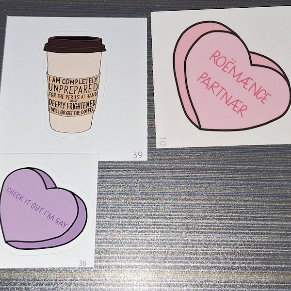 Gilear Faeth "deeply Frightened" Coffee Sticker | Dimension 20 Fantasy ...