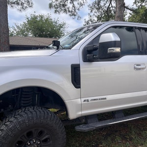 2017-2022 F350 Fender Emblems MATTE BLACK Replacement - Etsy