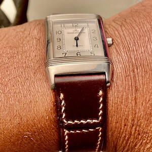 Custom Ortensia Blue Minerva Box Calf Leather Watch Strap | Etsy