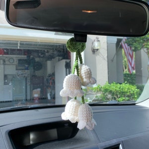 Lily of the Valley Flower Car Accessories Mirror Hanging Charm | Etsy