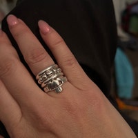 STACKING RINGS, Two Sets of Sterling Silver Stacking Rings, Everyday ...