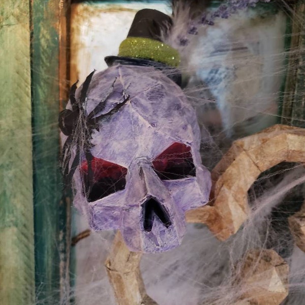 Human Skull Papercraft Sculpture, Printable 3D Puzzle, Papercraft Pdf ...