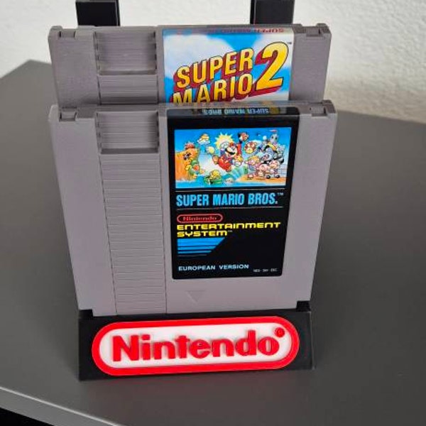 Nintendo NES 10 Cartridge Display Stand, 3D Printed - Etsy
