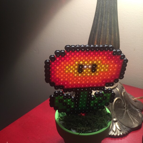 Mario Flowers, Video Game Plants, 8bit Plants, Potted Flowers, Desk ...