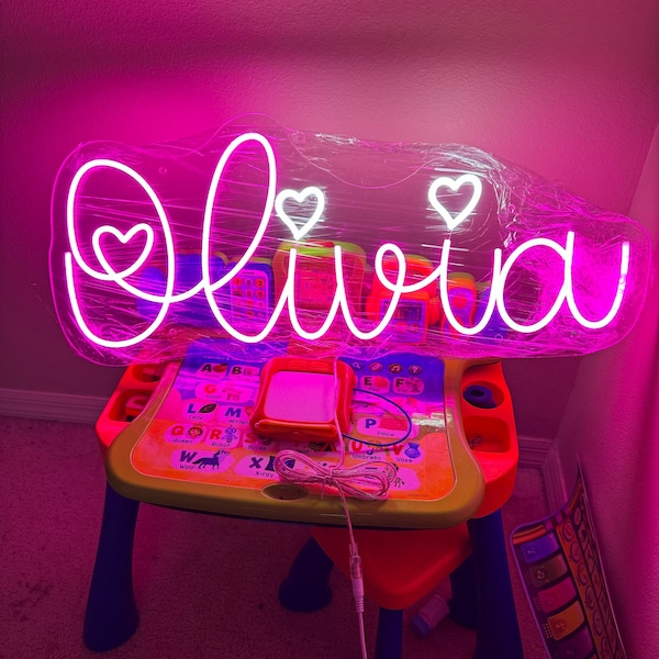 Custom Neon Sign for Kids Bedroom, Custom Name Neon Sign, Home Decor ...