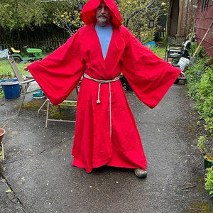 Jedi Robe Master Jedi Robe Padawan Robe Brown Robe With Giant Hood and ...