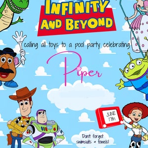 Toy Story Baby Shower Digital Toy Story Invitation Baby Shower Invites ...