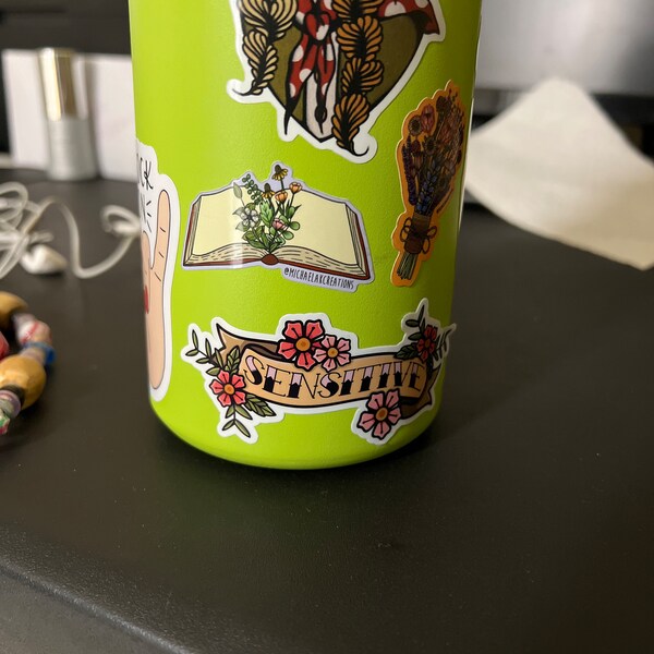 Book Sticker | Stickers for Hydroflask | Laptop Stickers | Water Bottle ...