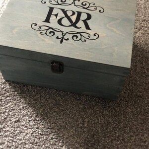 Engraved Name Box Personalised Wooden Box Keepsake Memory Box Jewellery ...