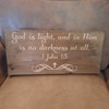 Bible Verse Wall Art Wood Sign Custom Christian Wall Art Scripture ...