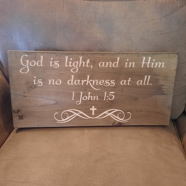 Bible Verse Wall Art Wood Sign Custom Christian Wall Art Scripture ...