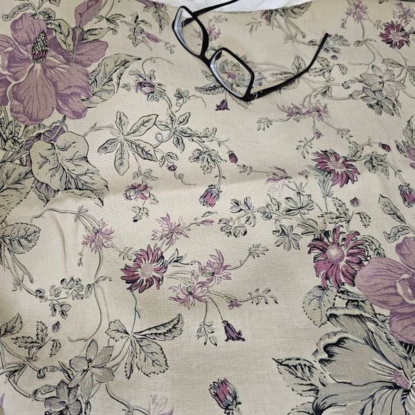 Natural Not Dyed Linen Fabric, QUITE HEAVY Linen, 260 GSM, Softened ...