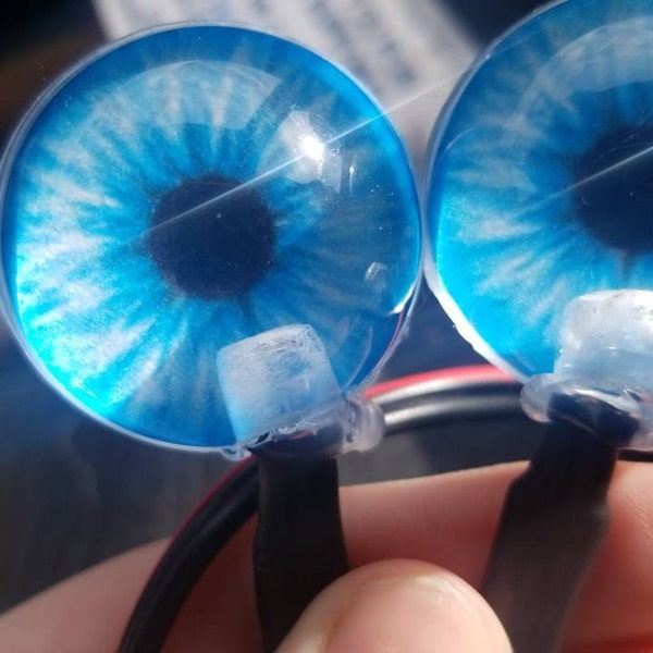 LED Costume / Fursuit Eyes - Custom - 1.25 - 2 - Acrylic 3-D Follow Me ...