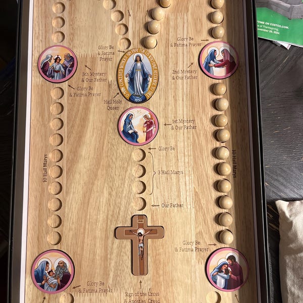 The Original Wooden Rosary Board™ | Children's Rosary | Interactive ...