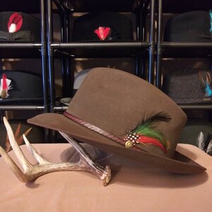 Vintage Super Cool Distressed Resistol 4X Beaver Fur Felt quicksilver ...