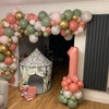 DIY Large 55 Safari Birthday Balloon Sculpture, Sage Green and Dusky ...