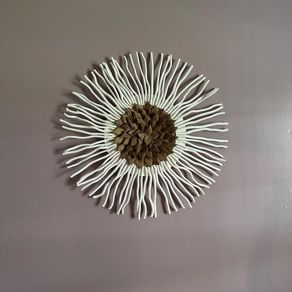 Authentic Mulberry Wall Decor-round Sunburst Decoration-handcrafted ...