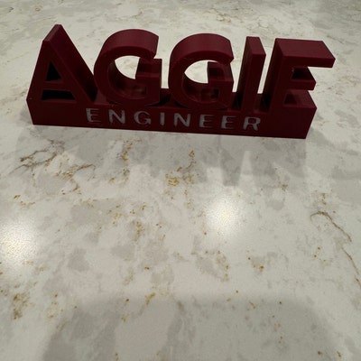 Texas A&M: Block TAMU Logo Stands - Etsy
