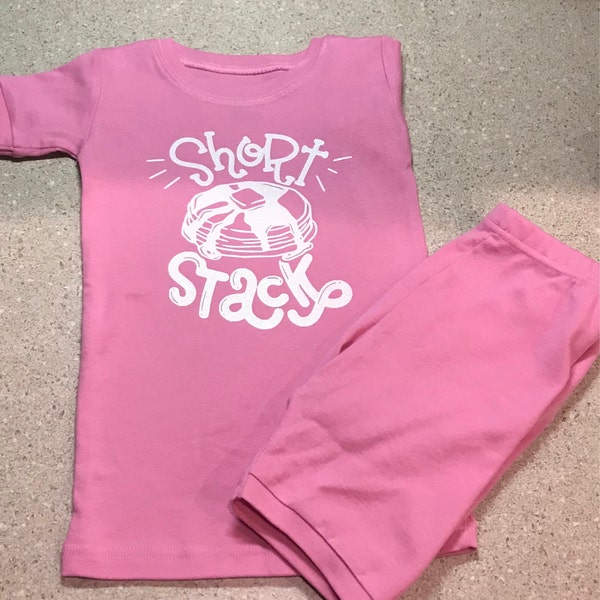 Pancakes Svg Short Stack Svg Kids Shorty Short Funny Baby Print Iron on ...