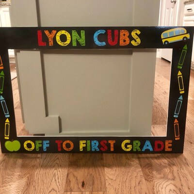 Printable First Day of School Frame First Day of School - Etsy