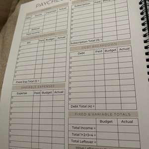 The Essentials Budget Bundle Budget Organizer Finance Planner Budget ...