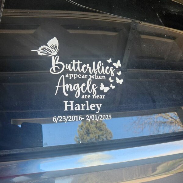 In Loving Memory Decal | Memorial Decal | Forever in Our Hearts Decal ...