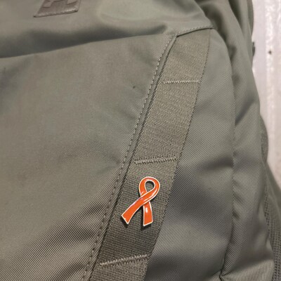 ALS Awareness Ribbon Pin / Avascular Necrosis Lapel Pin / Blue and ...