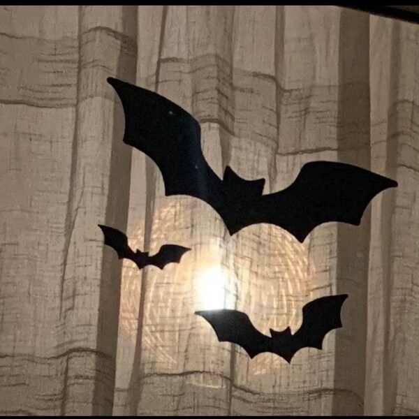 Halloween Bat Sticker Pack | Spooky Halloween Front Door, Window ...