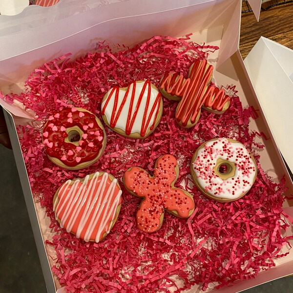 Valentine XO Heart Donut Set of 3 Cookie Cutters - Etsy