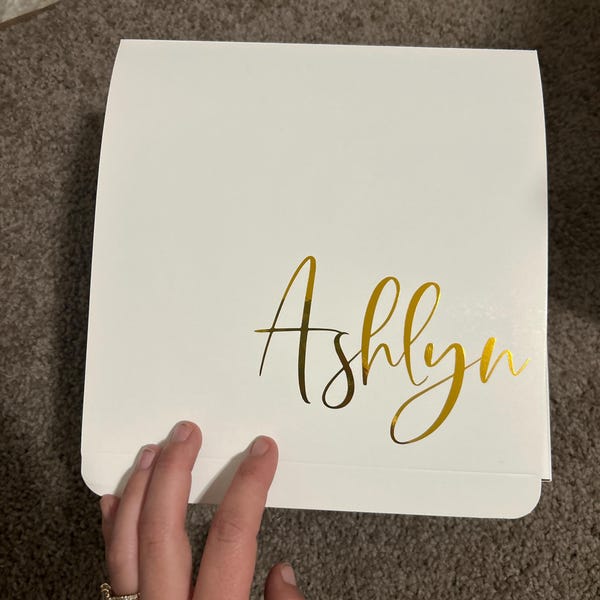 Empty Bridesmaid Proposal Box With Ribbon Personalized Bridesmaid Boxes ...